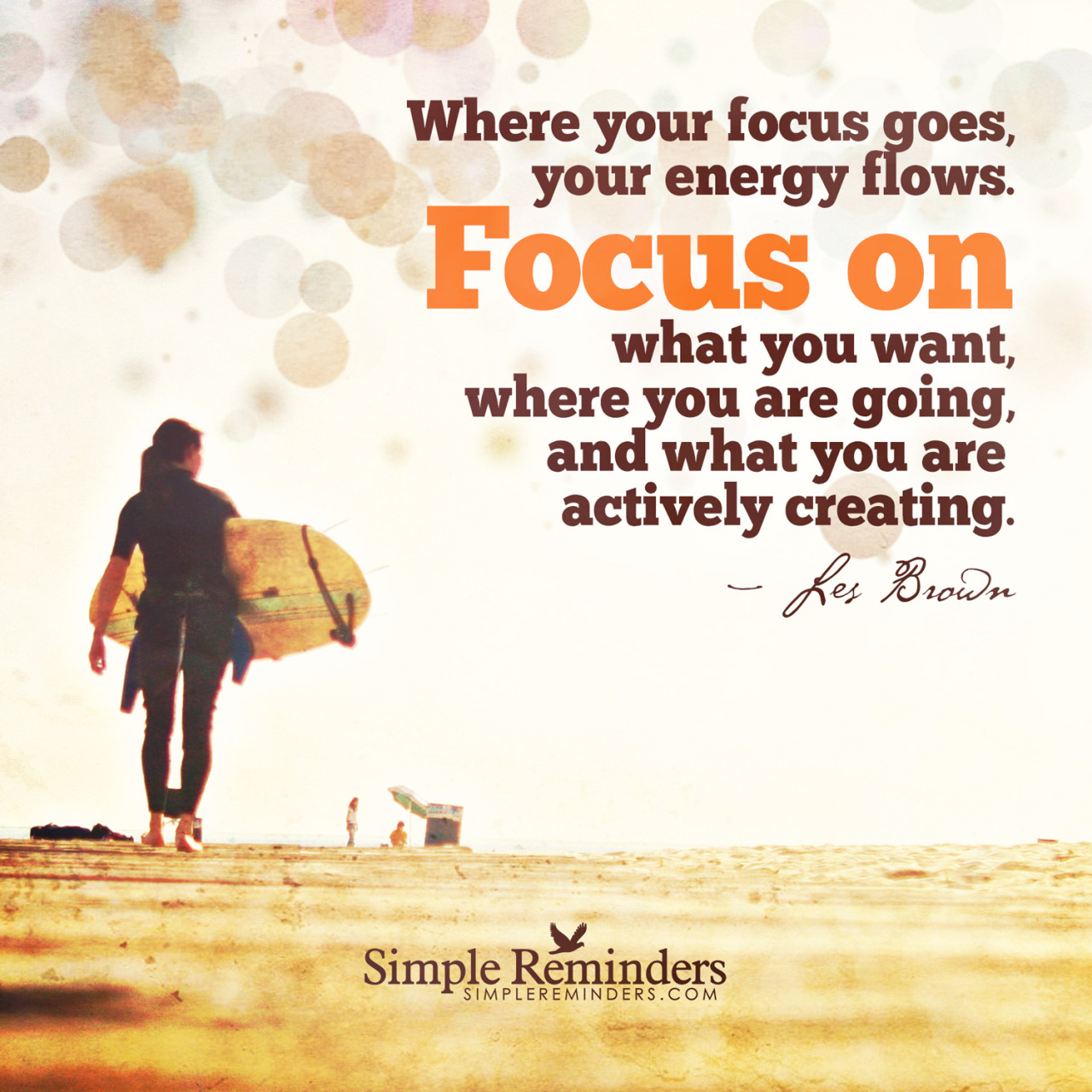 Where your focus goes, your energy flows – Bright, shiny objects!