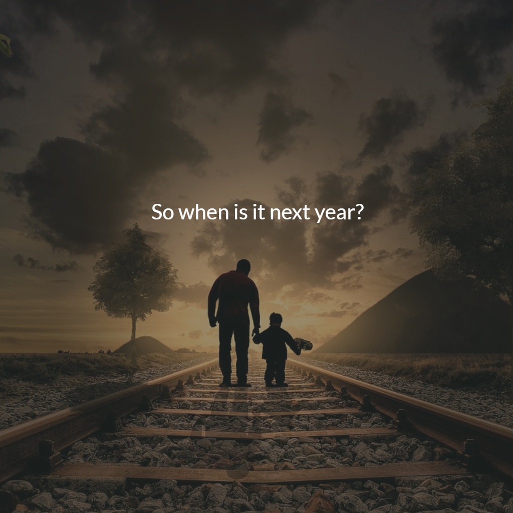 So when is it next year? – Bright, shiny objects!