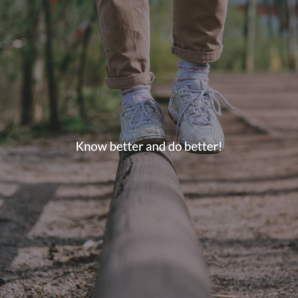 Know better. Do better. – Bright, shiny objects!