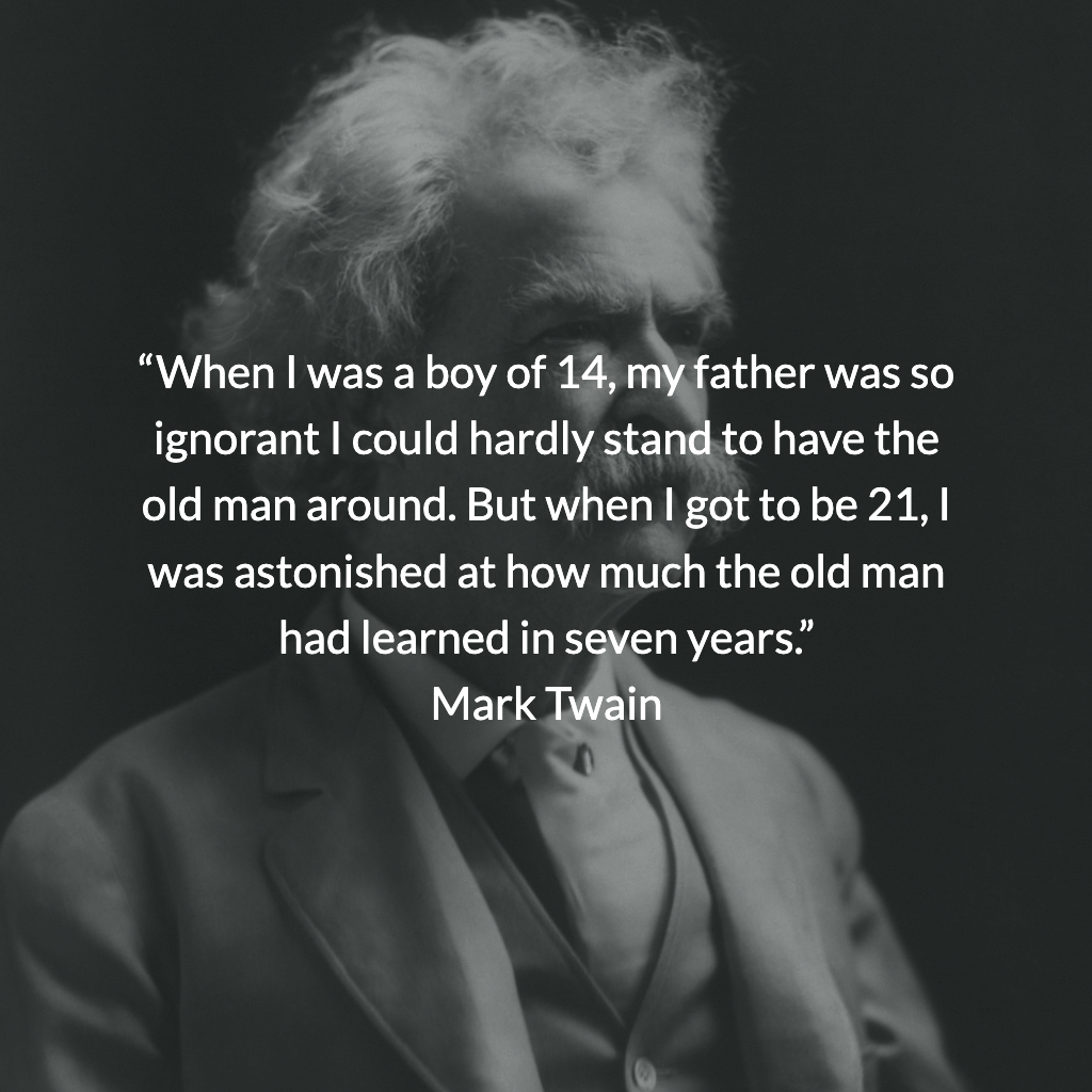 Best Father’s Day quote ever? – Bright, shiny objects!